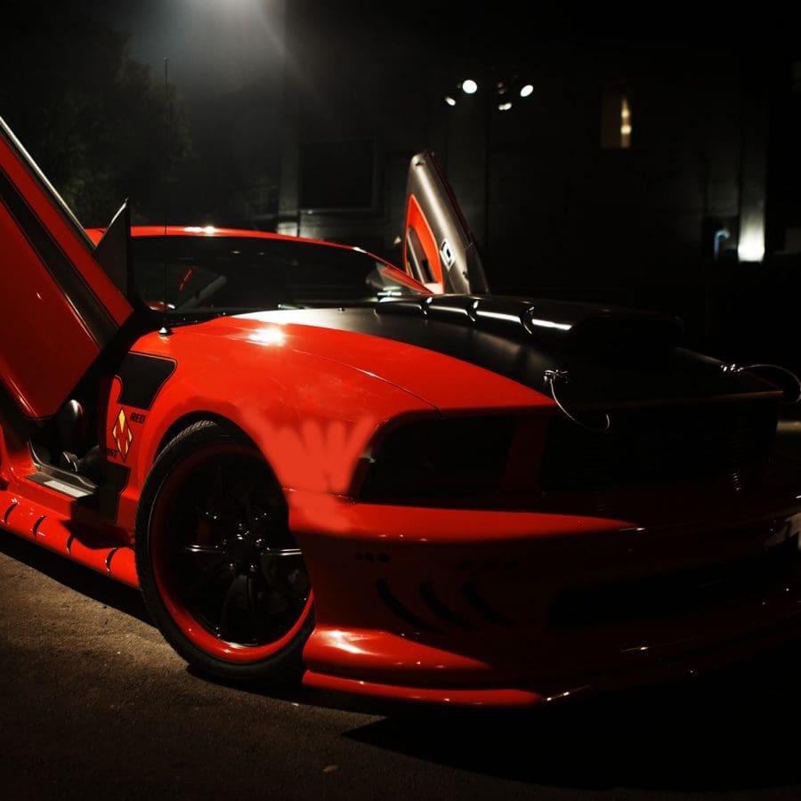 GAS Creates 'Red Mist' Mustang for movie 'Kick-Ass' - Mustang Specs