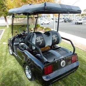 Shelby GT500KR Golf Cart made for Amy Boylan on Ebay - Mustang Specs