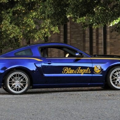 Ford 'Blue Angels' Mustang inspired by F-18 Hornet fighter jet w/Photos ...