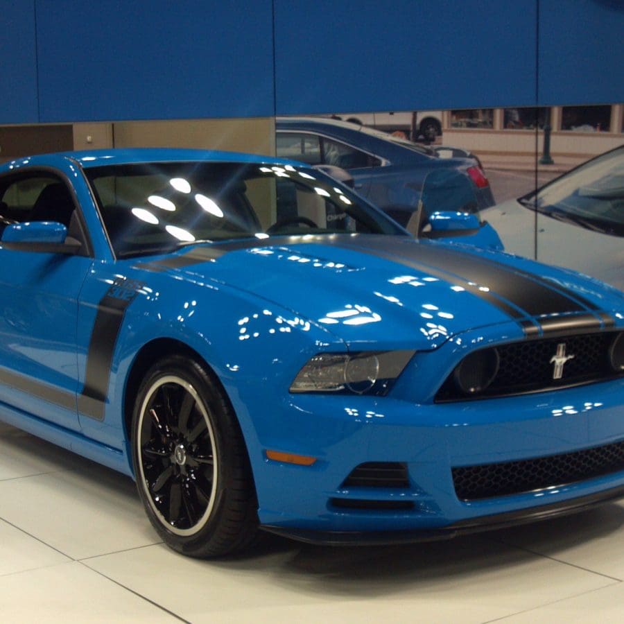 One-of-a-Kind Grabber Blue Mustang Boss 302 fetches $450,000 at Barrett ...