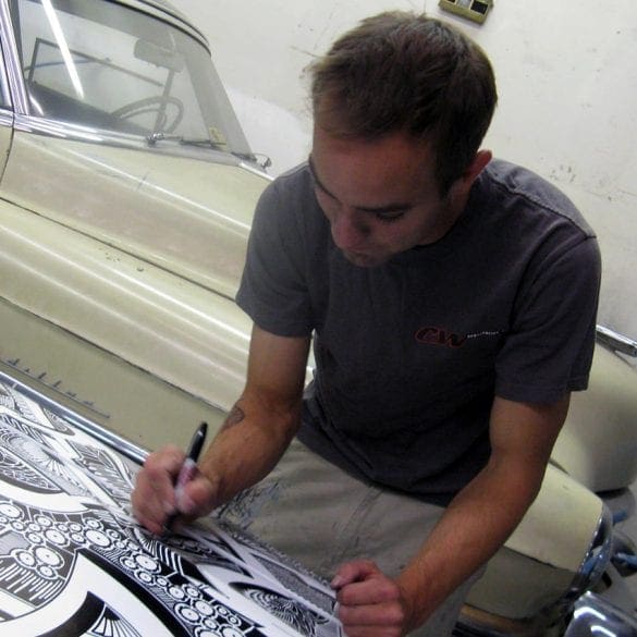 Artist creates Sharpie Marker masterpiece on 1999 Mustang GT - Mustang ...