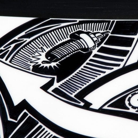 Artist creates Sharpie Marker masterpiece on 1999 Mustang GT - Mustang ...
