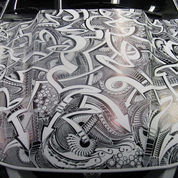 Artist creates Sharpie Marker masterpiece on 1999 Mustang GT - Mustang ...