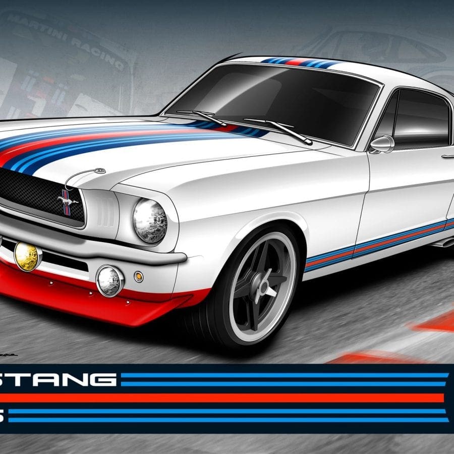 1966 Martini T-5R Mustang by Pure Vision to debut at SEMA - Mustang Specs