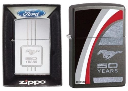 Ford Mustang 50 Years Zippo Lighter's Latest Anniversary Products ...