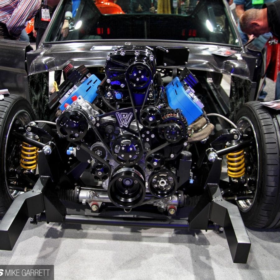 SEMA 2013: Ring Brothers Pro Touring Mustang Fastback with Carbon Fiber ...