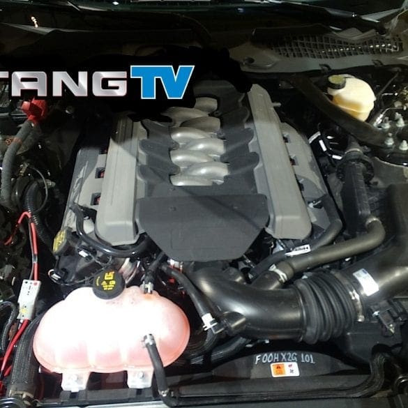 2015 Mustang GT Engine Bay Photos courtesy of StangTV - Mustang Specs