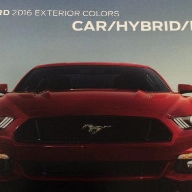 2016 Mustang Colors Leak Out - Mustang Specs