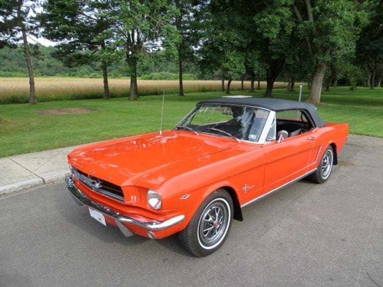 Poppy Red 1964 Ford Mustang