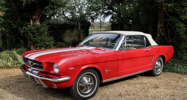Poppy Red 1964 Ford Mustang