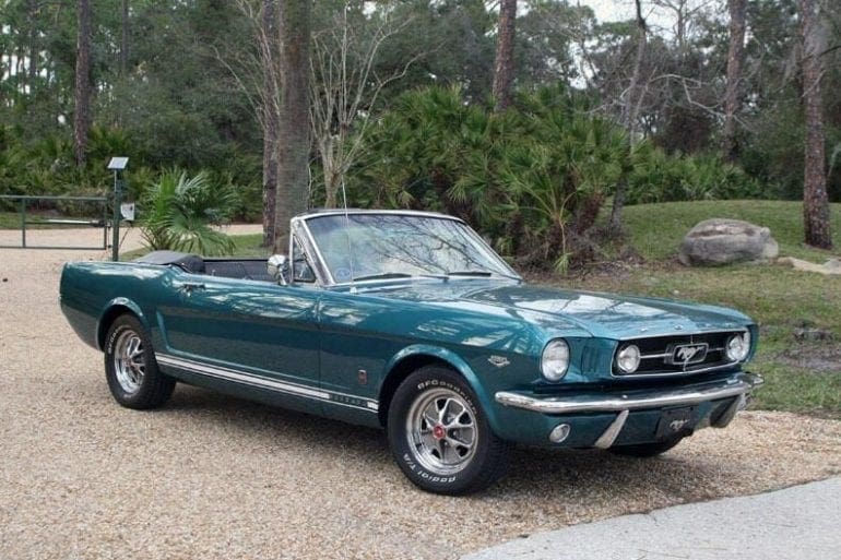 Twilight Turquoise 1964 Ford Mustang