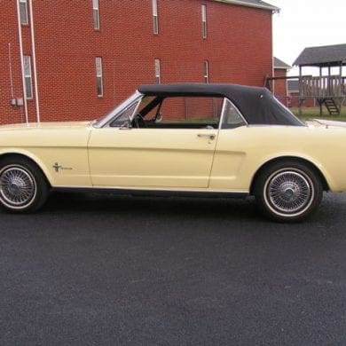 Springtime Yellow 1966 Ford Mustang