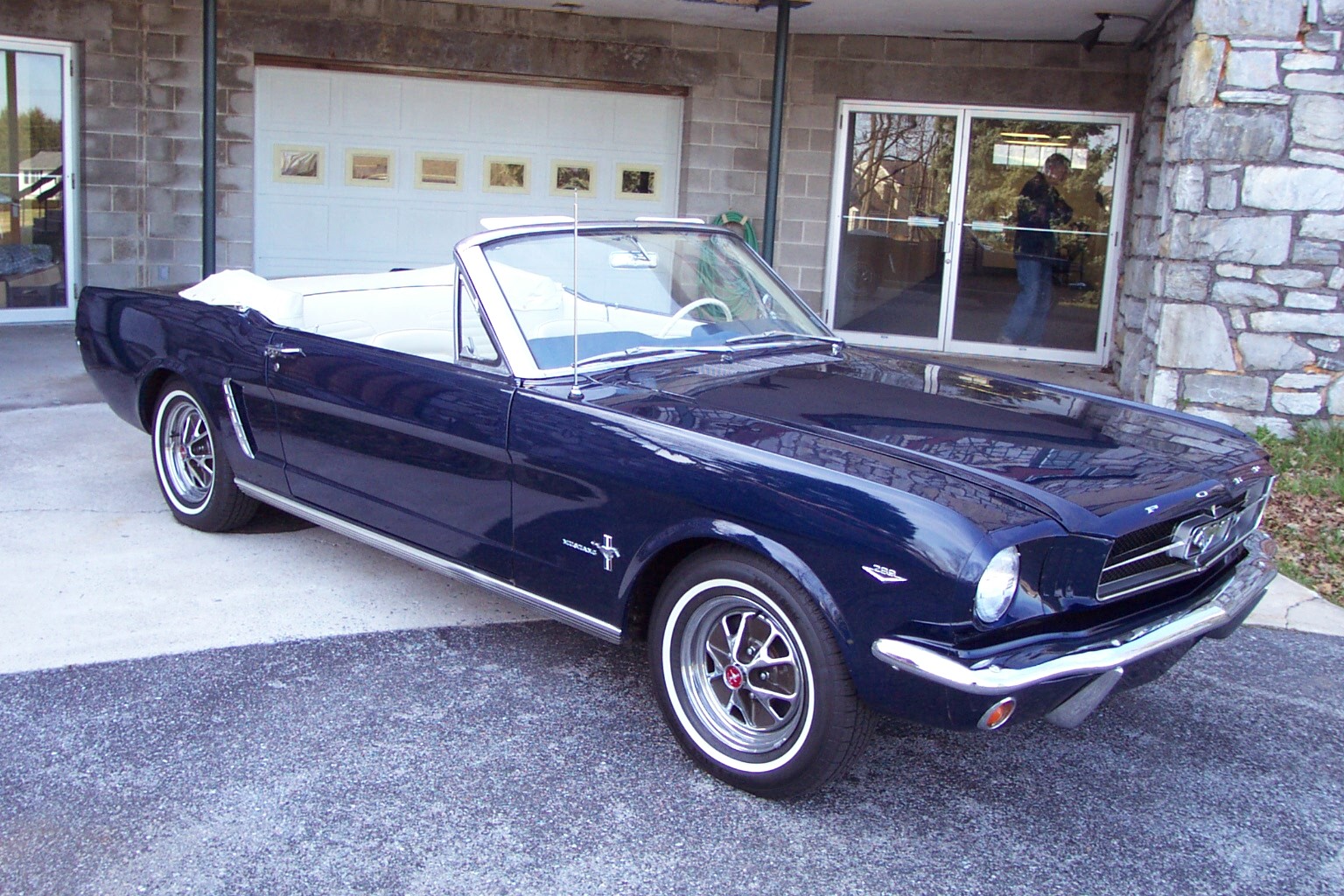 Caspian Blue 1965 Ford Mustang