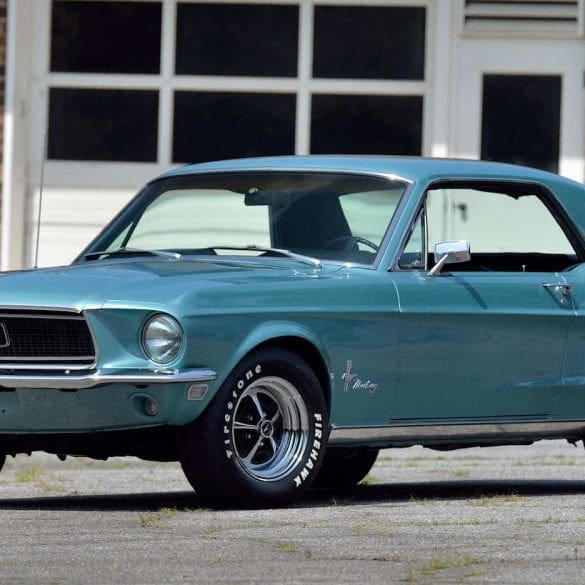 Tahoe Turquoise 1968 Ford Mustang
