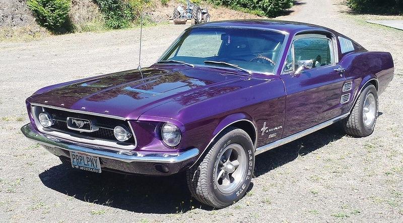 Lavender 1967 Ford Mustang