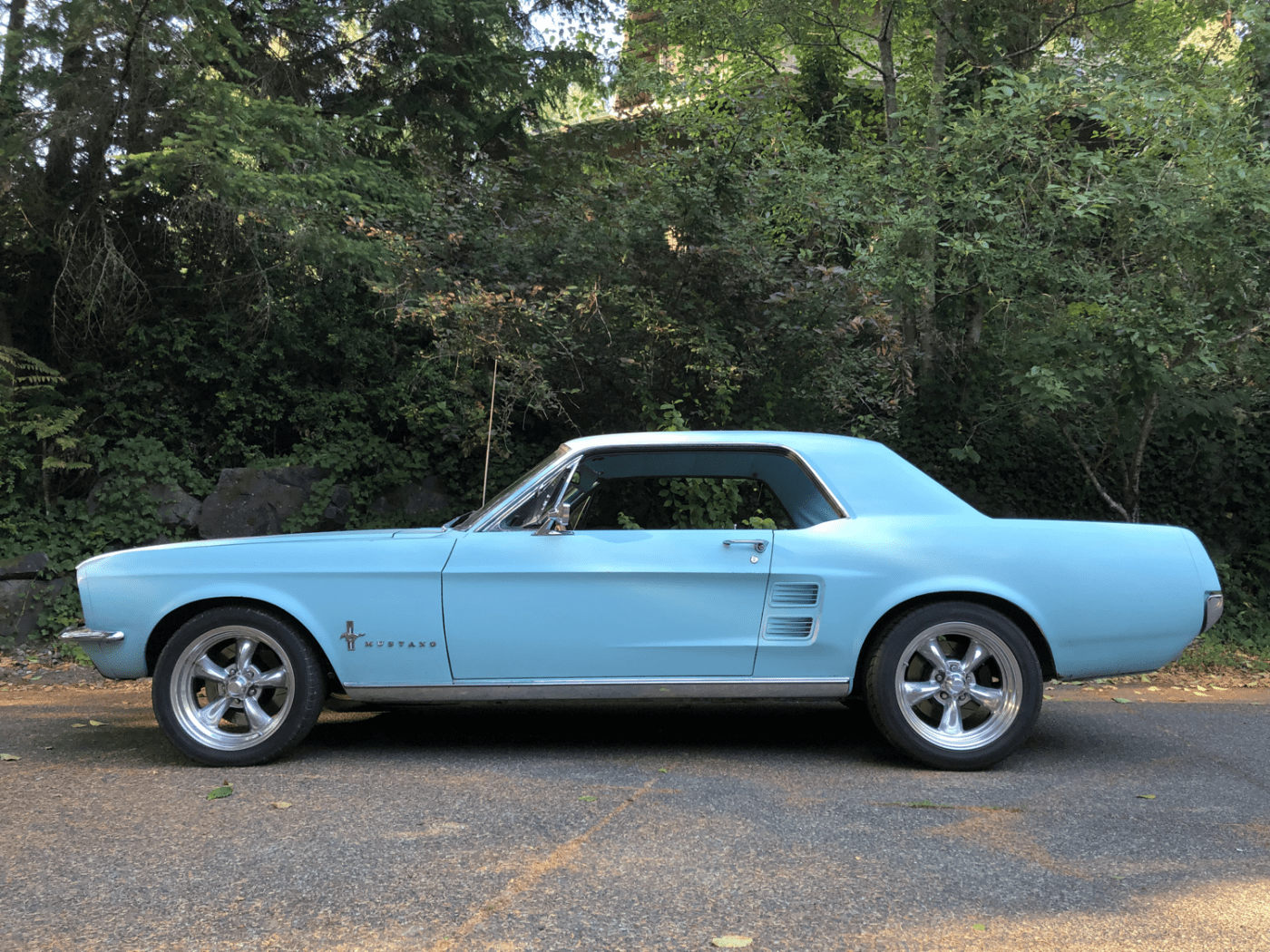 Frost Turquoise 1967 Ford Mustang