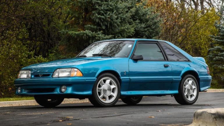 Reef Blue 1993 Ford Mustang