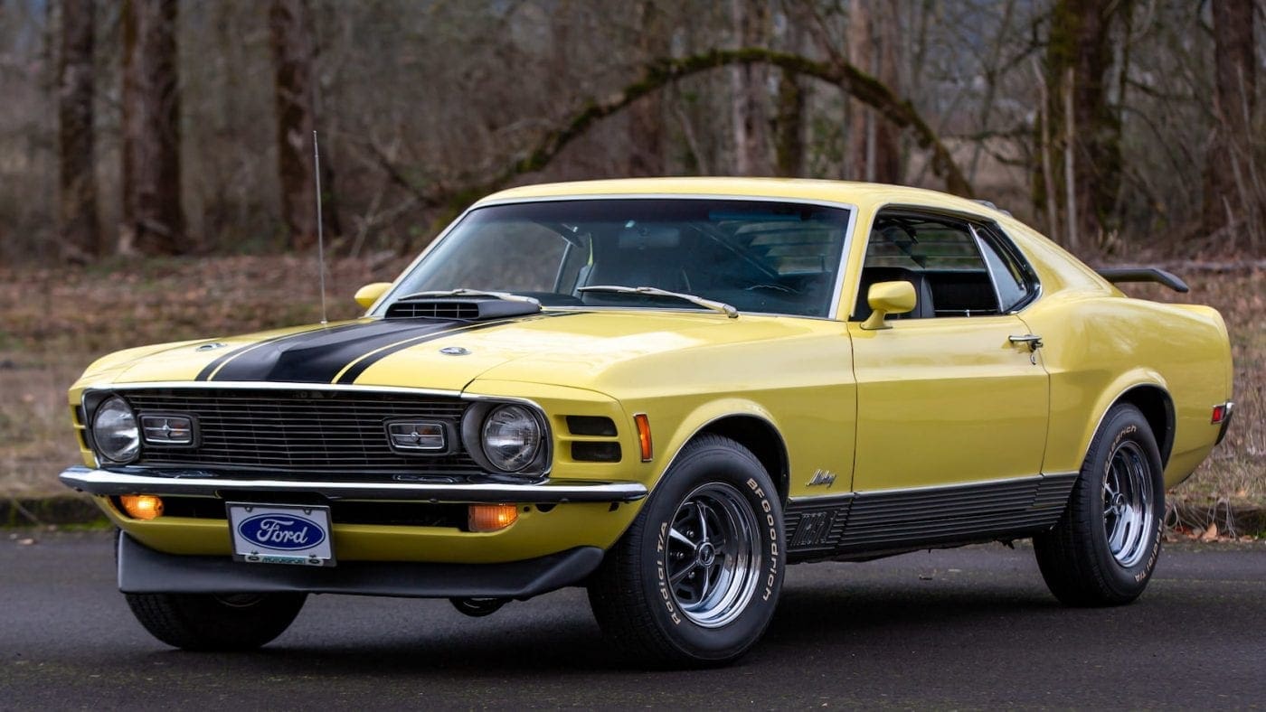 Competition Yellow 1970 Ford Mustang
