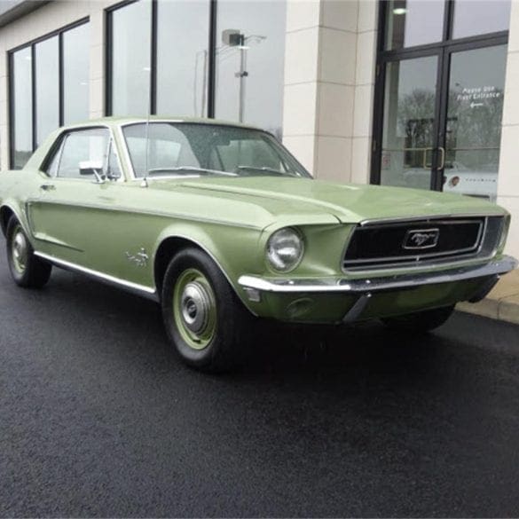 Olive Green 1968 Ford Mustang