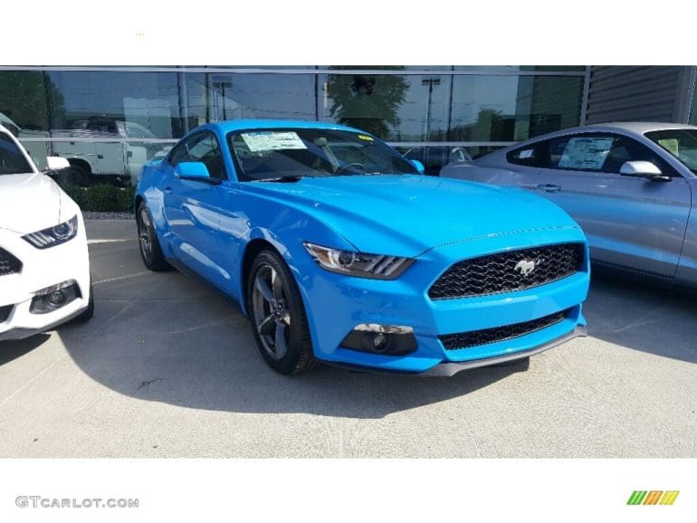 Grabber Blue 2017 Ford Mustang