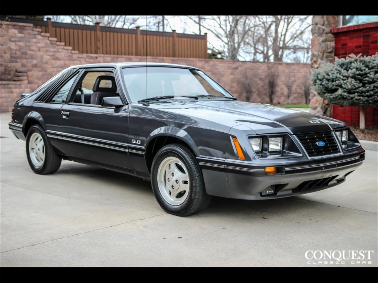 Dark Charcoal 1984 Ford Mustang