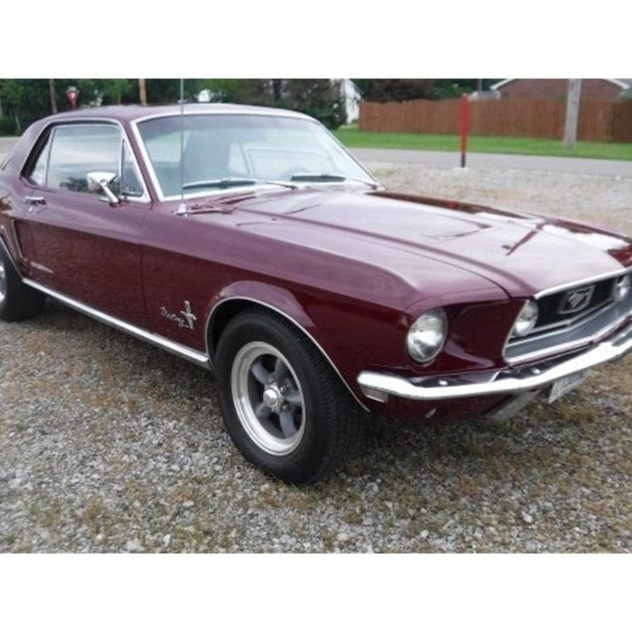 Royal Maroon 1968 Ford Mustang