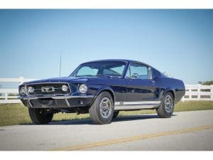 Nightmist Blue 1967 Ford Mustang