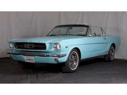 Tropical Turquoise 1965 Ford Mustang
