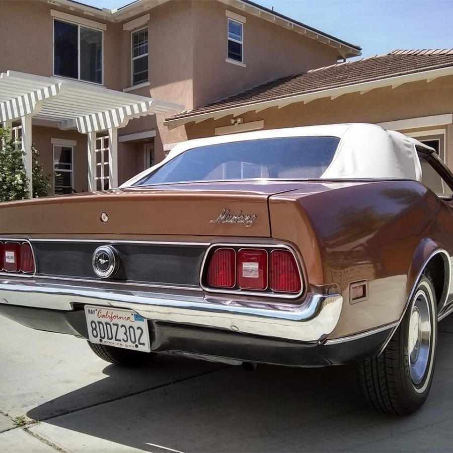 Medium Brown (Ginger) 1972 Ford Mustang