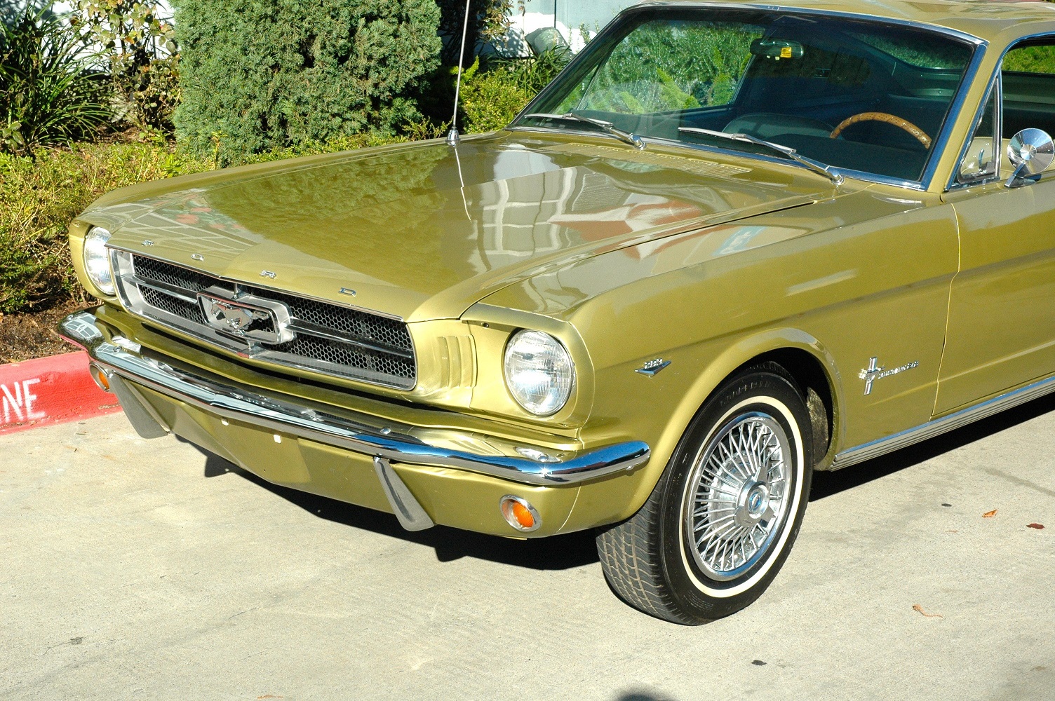 Honey Gold 1965 Ford Mustang