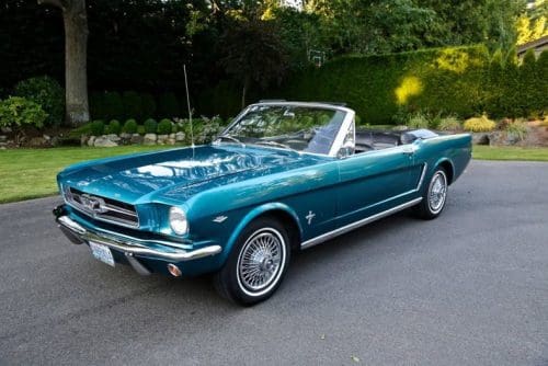 Tropical Turquoise 1965 Ford Mustang