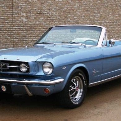 Silver Blue 1965 Ford Mustang