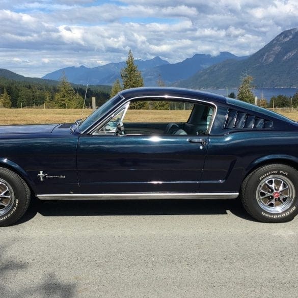 Caspian Blue 1965 Ford Mustang