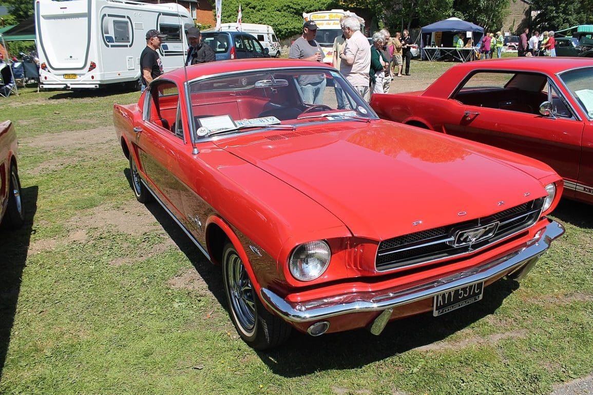 Rangoon Red 1965 Ford Mustang