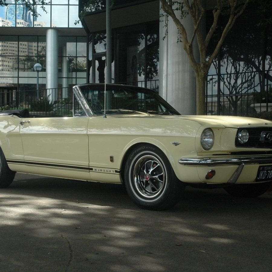 Springtime Yellow 1966 Ford Mustang