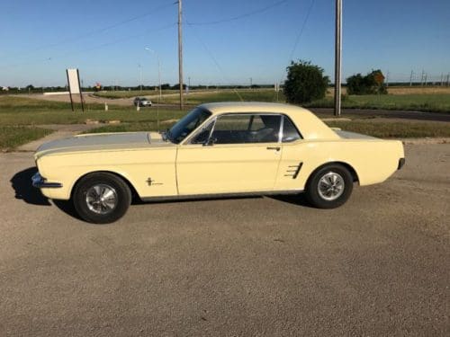 Springtime Yellow 1966 Ford Mustang