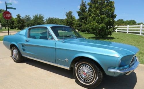 Vail Blue 1967 Ford Mustang