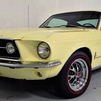 Springtime Yellow 1967 Ford Mustang