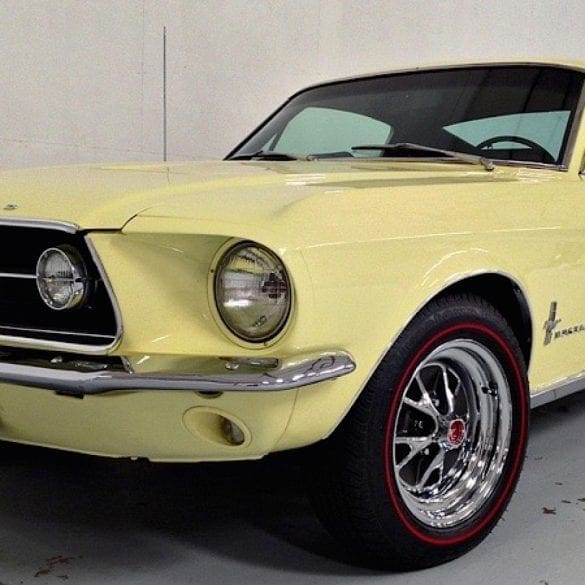 Springtime Yellow 1967 Ford Mustang