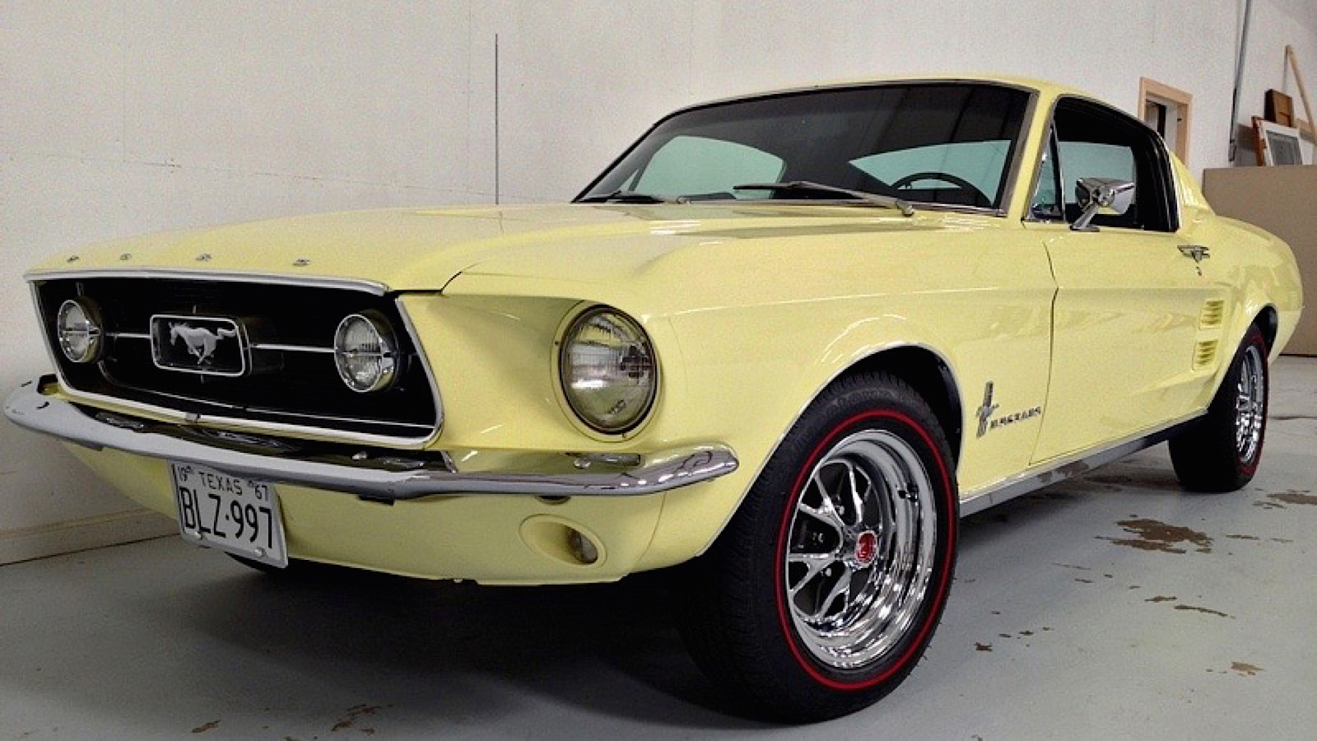 Springtime Yellow 1967 Ford Mustang