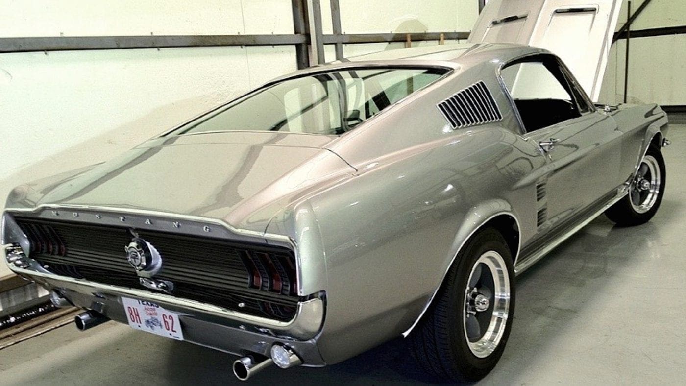 Silver Frost 1967 Ford Mustang