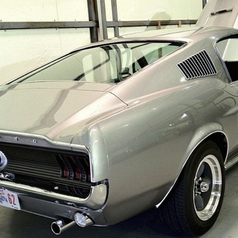 Silver Frost 1967 Ford Mustang