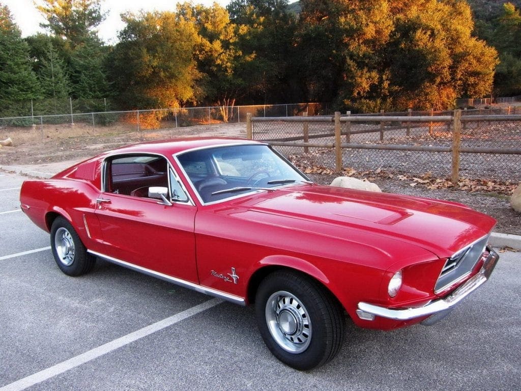 Special Red 1968 Ford Mustang