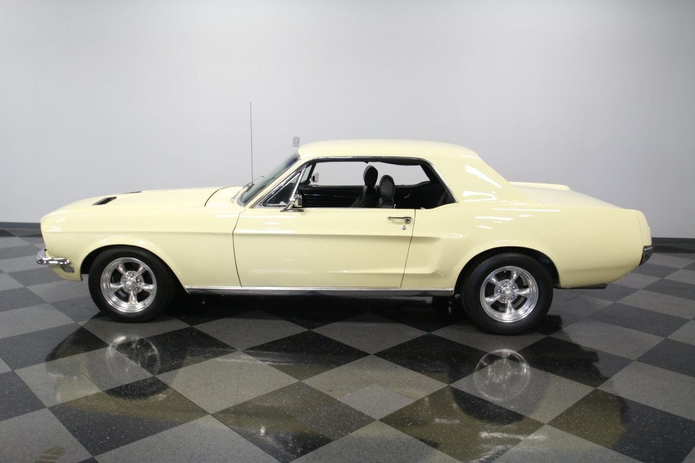 Meadowlark Yellow 1968 Ford Mustang