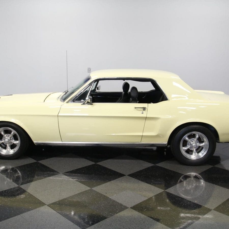 Meadowlark Yellow 1968 Ford Mustang