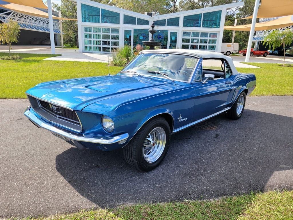Sierra Blue 1968 Ford Mustang