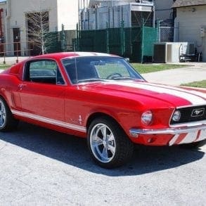 Cardinal Red 1968 Ford Mustang