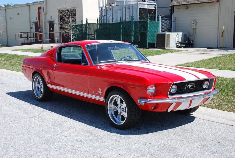 Cardinal Red 1968 Ford Mustang
