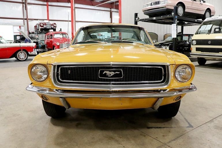 Corporate Yellow 1968 Ford Mustang