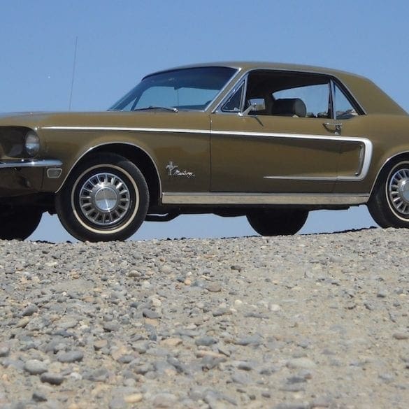 Olive Green 1969 Ford Mustang